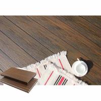 China Waterproof Capped Composite Decking Boards Walnut For Park High Strength 12ft for sale
