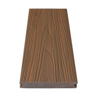 China Easy Installing Real Wood Aesthetics Capped Composite Decking for sale