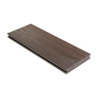 China Easy Installing 138x23mm Capped Composite Wood Decking Dark Teak for sale