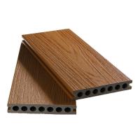China 2.7m Terrace Capped Composite Decking board HDPE Eco Friendly Smoke Gray for sale