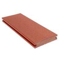 China Recyclable Plastic Cedar Look Solid Composite Decking Material 140x30mm for sale