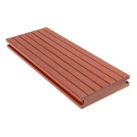 China Recyclable Plastic Cedar Look Solid Composite Decking Material 140x30mm for sale