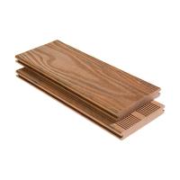 China Groove Surface No Crack Solid Composite Decking 140x21mm Outdoor Wood for sale