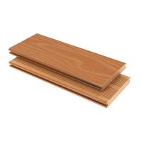 China Waterproof Solid Composite Wood Decking With No Plastic Feel for sale