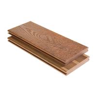 China Exterior Robust Wood solid edge Composite decking Trim Boards Customized Length for sale