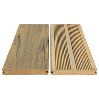 China Exterior Robust Wood solid edge Composite decking Trim Boards Customized Length for sale