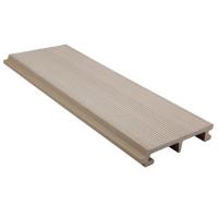 China 124x23mm No Warp Exterior Wall Cladding Groove Surface Waterproof Board for sale