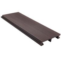China 124x23mm No Warp Exterior Wall Cladding Groove Surface Waterproof Board for sale