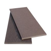 China Coffee Apartment External Wall Cladding Sheets 139*9mm 3D Woodgrain for sale