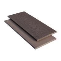 China Coffee Apartment External Wall Cladding Sheets 139*9mm 3D Woodgrain for sale