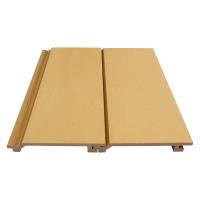 China HDPE Fade Resistant Exterior Wall Cladding For Villa Natural Look Wood Panels for sale