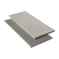 China Dark Teak HDPE WPC Wood Composite Decking Trim 2.2m Fire Rated Boards for sale
