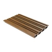 China Walnut Hotel Composite Exterior Cladding 219x26mm Anti UV No Crack for sale