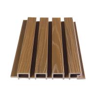 China Walnut Hotel Composite Exterior Cladding 219x26mm Anti UV No Crack for sale