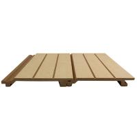 China Cedar Crackless External Wall Panels Anti Rot 157*21mm Wood Fiber for sale