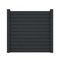 China Durable Recycled Plastic Composite Fencing Panels Timber No Maintenance for sale