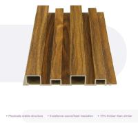 China SGS Bespoke Anti Static Interior Wall Paneling 210*29mm 28 Percent Wood Powder for sale