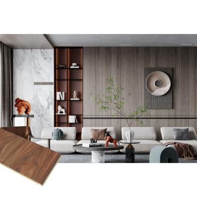 China WPC Woodgrain Interior Wall Paneling No Maintenance Easy Installation for sale