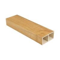 China SGS Waterproof PVC Hollow Square Tube 2.9m Antisepsis No Crack for sale