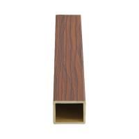 China Superb Color Retention Indoor WPC Timber Tube OEM ODM Available for sale