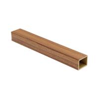 China Interior Decoration WPC Timber Tube Non Toxic Waterproof 50x40mm for sale