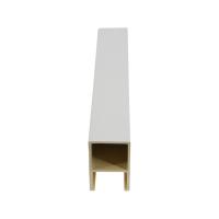 China ISO Bathrooms Basements PVC Interior Wood Ceiling Panels No Crack 50x90mm for sale