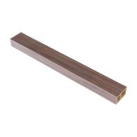 China 40x25mm Recyclable WPC Square Hollow Tube Water Resistance No Maintenance for sale