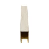 China ISO Bathrooms Basements PVC Interior Wood Ceiling Panels No Crack 50x90mm for sale