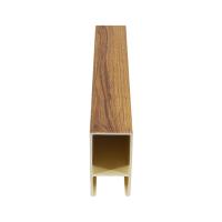 China ISO Bathrooms Basements PVC Interior Wood Ceiling Panels No Crack 50x90mm for sale