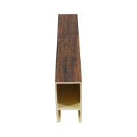 China 50x90mm Waterproof WPC Interior Ceiling Panels Pure Color CE5090 for sale