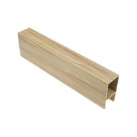 China ECO Woodgrain Wooden Ceiling Panels Material Non Toxic Pollution 25x50mm for sale