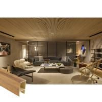 China 50x90mm Waterproof WPC Interior Ceiling Panels Pure Color CE5090 for sale