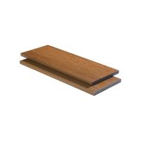China 140x12mm Smoke Grey Composite Decking Trim Recyclable Outdoor Wood for sale