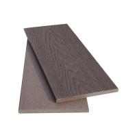 China Wood Fiber Innocuous 12ft Composite Decking Trim Grey Fireproof Antisepsis TH05 for sale