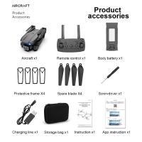 China Drone E99 PRO HD Dual Camera Rc Helicopter Folding Quadcopter WiFi Image Transfer Drone for sale