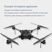 China Payload UAV 10KG/10KM/30 minutes/ Night Lighting And Dual Bottom Hooks Thrower Drone Delivery for sale