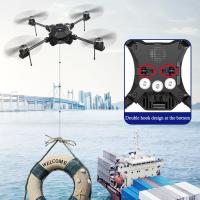 China Payload UAV 10KG/10KM/30 minutes/ Night Lighting And Dual Bottom Hooks Thrower Drone Delivery for sale