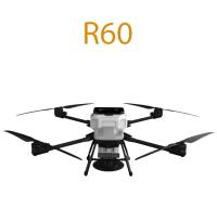 China 55L 12M Spray Width R60 Agriculture Drone Fertilizer Seeder RTK GPS 6-10KM Range for sale