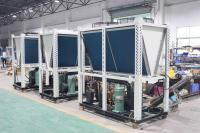 China 65KW 130KW R410A Scroll Type Air Cooled Water Chiller AC Units For Commercail Building for sale