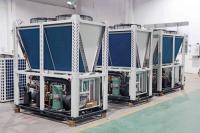 China 65KW 130KW R410A Scroll Type Air Cooled Water Chiller AC Units For Commercail Building for sale