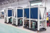 China 65KW 130KW R410A Scroll Type Air Cooled Water Chiller AC Units For Commercail Building for sale