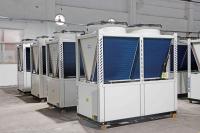 China 65KW 130KW R410A Scroll Type Air Cooled Water Chiller AC Units For Commercail Building for sale