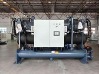 China 200Ton Dual Water Cooled Screw Compressor Chiller For HVAC Cooling System for sale
