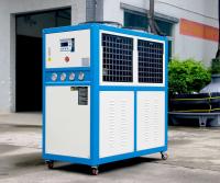 China 10HP Small Portable Air Cooled Water Chiller Industrial For Injection Blower Machine for sale