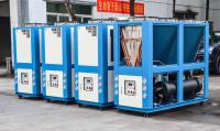 China Shell Tube Type Evaporator Industrial Air Cooling Chiller 20HP 25HP 30HP for Injection Mold Machine for sale