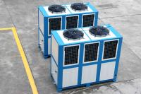 China Shell Tube Type Evaporator Industrial Air Cooling Chiller 20HP 25HP 30HP for Injection Mold Machine for sale