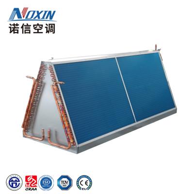 China Customized Copper Tube Aluminum Fins Heat Exchanger For HVAC System / Industrial Cooling for sale