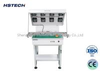 China Anti Static Flat Belt SMT Cooling Conveyor 910mm Height 530mm PCB Width with Fans for sale
