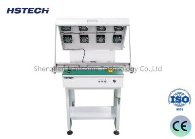 China Anti Static Flat Belt SMT Cooling Conveyor 910mm Height 530mm PCB Width with Fans for sale