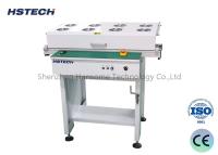 China Anti Static Flat Belt SMT Cooling Conveyor 910mm Height 530mm PCB Width with Fans for sale